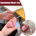 Scary Bloody Heart Stress Ball - Halloween Fake Human Heart Party Prop ...