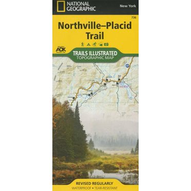 National geographic maps: trails illustrated: lake placid, high peaks ...