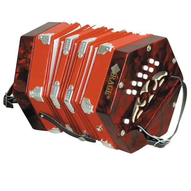 Hohner Accordions Model D40 20 Key Concertina With Gig Bag