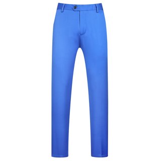 Chaps Flat Front Men's Solid Classic Fit Tailored Suit Separate Pant ...