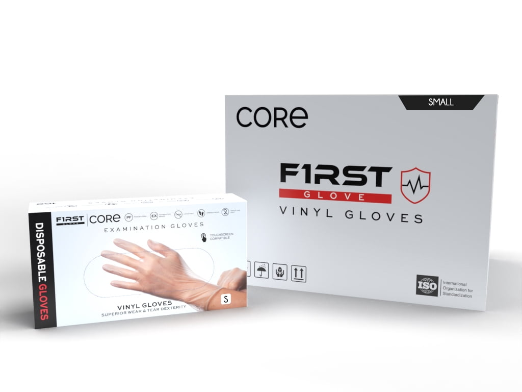 First Glove Clear Vinyl Exam Grade, Food Safe Disposable Gloves, Small, 1000 - Walmart.com
