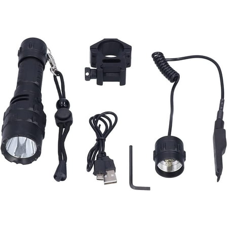 Outdoor L2 High Power Flashlight Waterproof USB Rechargeable Glare ...