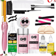 Premium Electric Hot Comb Wig Styling Kit with Lace Melting Spray, Hair ...