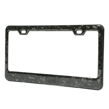 License Plate Frame, Car Licence Plate Covers Forged Carbon Fiber Style ...
