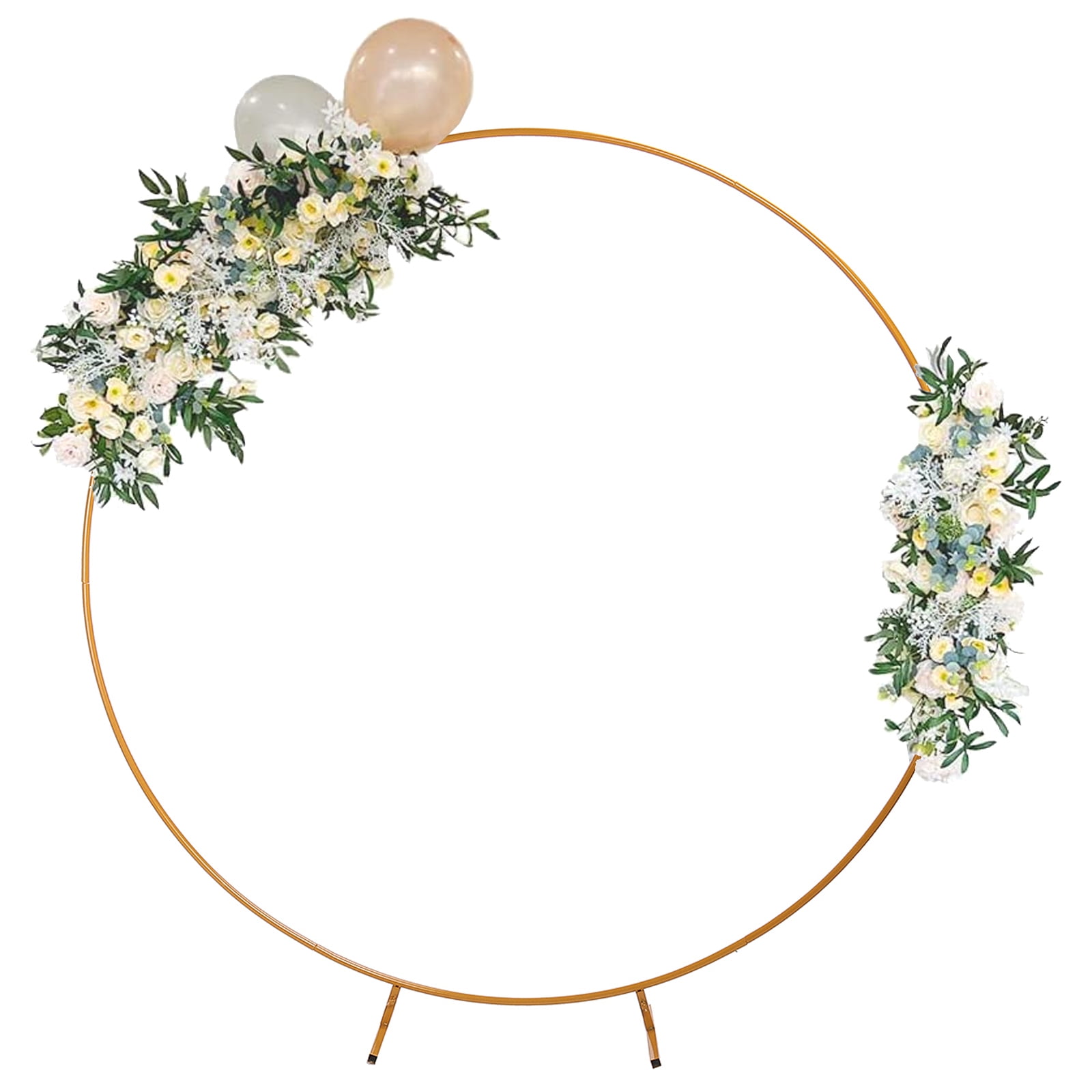 "Garfans Metal Round Wedding Arch Large Circle Backdrop Stand ...