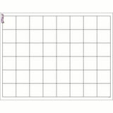 Graphing Grid (Large Squares) Wipe-Off Chart, 17" x 22" - Walmart.com
