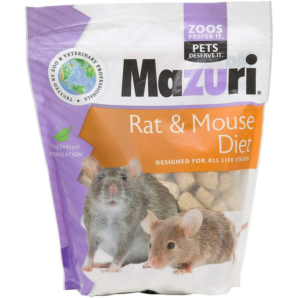 Mazuri Rat & Mouse Diet 2 lbs | For All Life Stages | Nutrional Pet ...