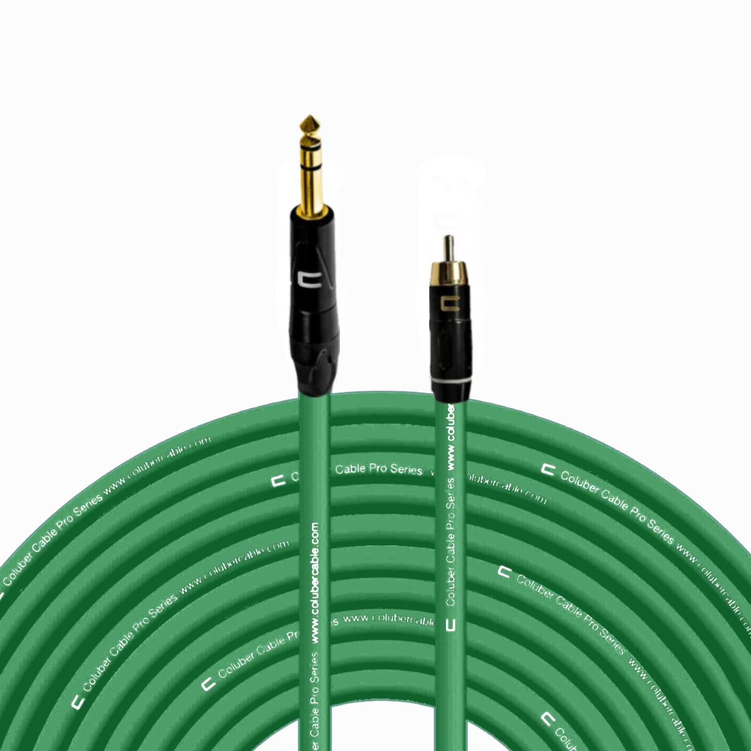 Coluber Cable Balanced 1/4" TRS Male - RCA Male - Pro 3-Pin Audio ...
