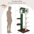 60 Inch Modern Multi - Level Cat Tree with Sisal Scching Posts, Condo ...