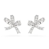 Swarovski Lucky Goddess Clip Earrings - White - Gold Plating - Walmart.com