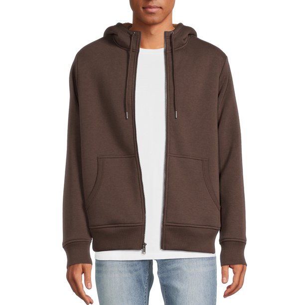 George Men's and Big Men's Faux Sherpa Fleece Jacket, up to Size 5XL ...