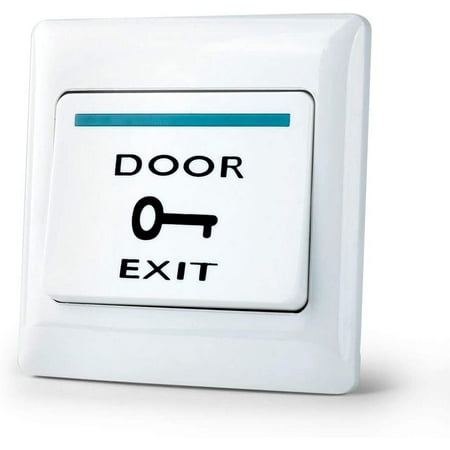 SICED DC12V Waterproof Door Exit Button Release Switch NO/NC/COM Exit Button to Exit Home Lock ...