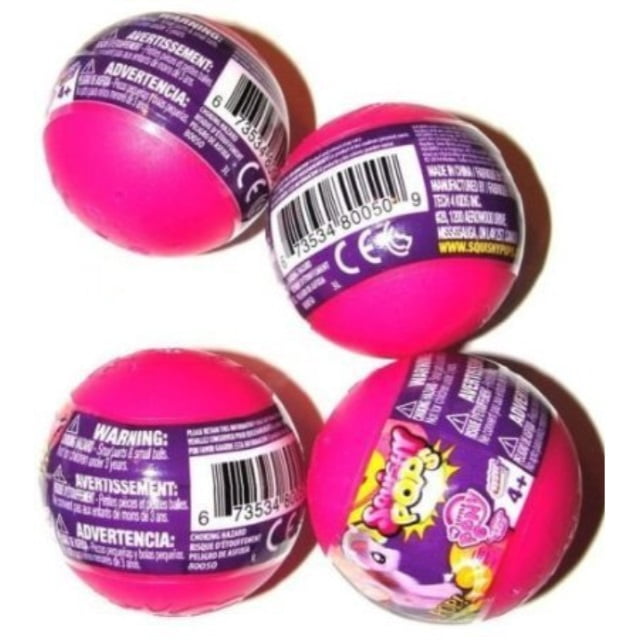 my little pony set of 4 surprise fashems squishy pops - Walmart.com ...