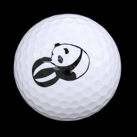 Cute Panda Patterns Golf Practice Ball Synthetic Rubber Golf Ball for ...