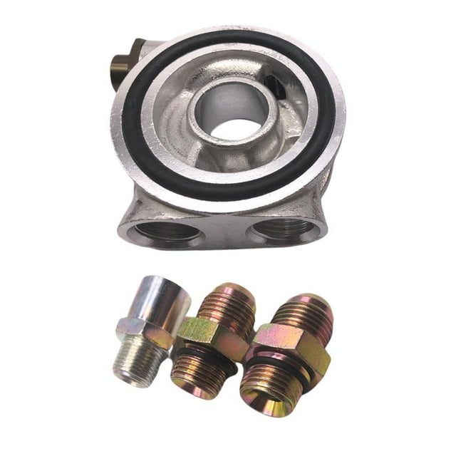 M22x1.5mm Oil Filter Sandwich Plate Adapter M20*1.5 Inlet - Walmart.com