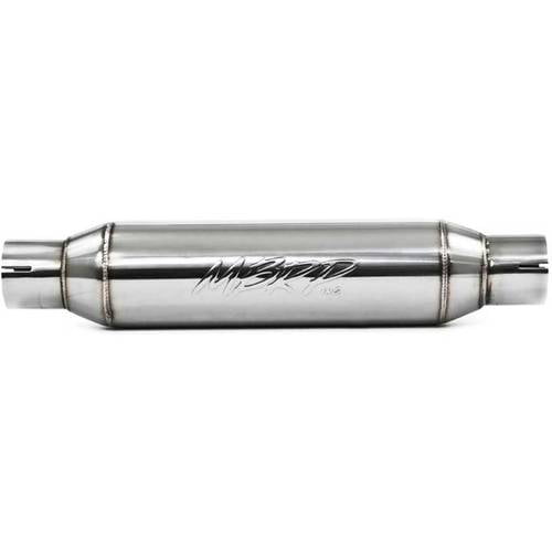 MBRP Universal Resonator 2.5in inlet/outlet 16in body 20in overall T304 ...