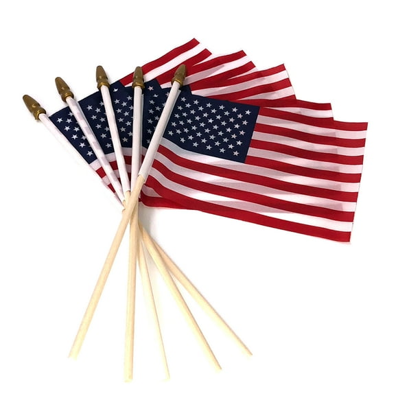 Small American Flag Stick