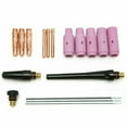 17Pcs Tig Gas Lens Collet Body Consumables Kit Fit Wp 17 18 26 Tig ...