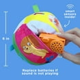 Move2Play Toddler Baby Crawl Ball with Music Sound Effects Safe Plush ...