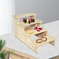 Segolike Wood Display Riser Stand Showcase Fixtures Countertop Jewelry ...
