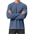 Antinious Men Solid Sun Protection Raglan Round Neck Long Sleeve ...