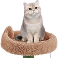 Alden Design 62.5″ H Cactus Cat Tree with Padded Perch for Medium-sized ...
