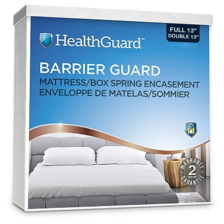 HealthGuard Barrier Guard Mattress And Box Spring Encasement Full 13 ...