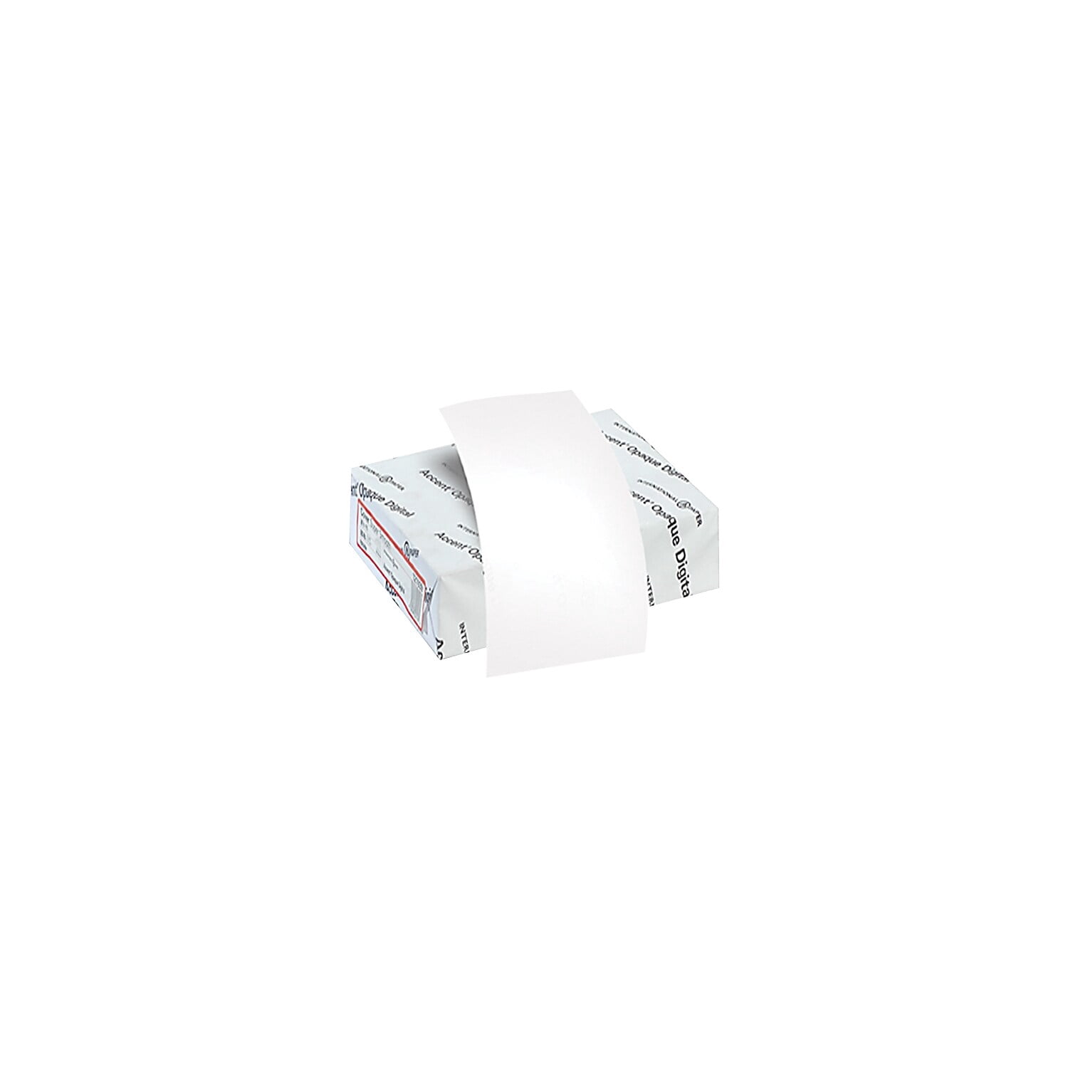 Accent Opaque 65 lbs. Digital Smooth Cover 11"" x 17"" White 1250/Case ...