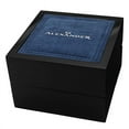 Alexander Statesman Triumph Men's Black Leather Swiss Made Watch A103 ...