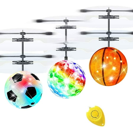 3 Pack Flying Ball Toys,RC Toy for Kids Boys Holiday Christmas Stocking ...