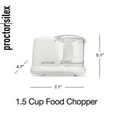 Proctor Silex Electric Mini Food Chopper with Stainless Steel Blade ...