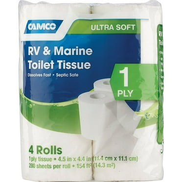TST 2 Ply Toilet Tissue 4 Rolls, 500 Sheets - Walmart.com