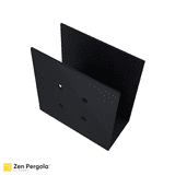 Pergola Rafter Bracket (2x4 Steel) for Adding Traditional Rafters to ...