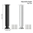 Multipurpose Furniture Leg Adjuster Elegant Steel Heavy Duty Chair Rise ...