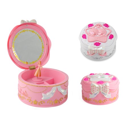 Ruiboury Children Dancing Girl Musical Boxes Toy Rotating Doll ...