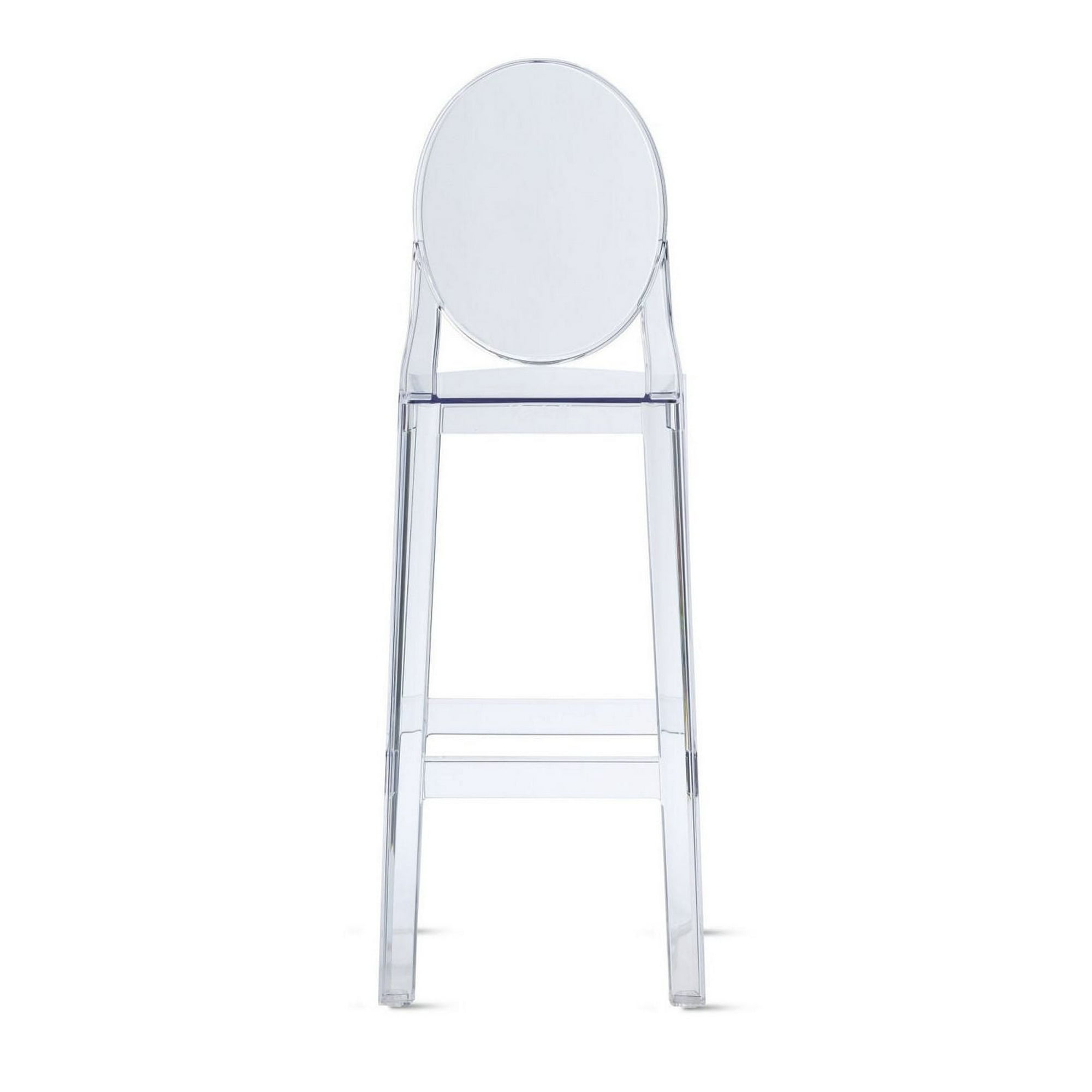 Click here for Plata Décor Import Inc Ghost Stool 26 In Clear prices