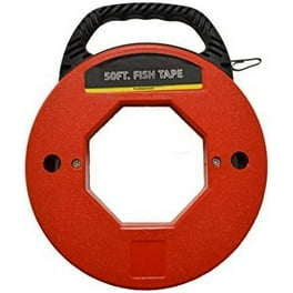 Fish Tape 98FT 30m Fiberglass Nylon Cable Puller High Strength Durable Wall Thread Wire Pulling Tools Walmart