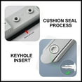 NEXAVKPR AntiTheft Furniture Password Lock with Key 4 Digital Password ...