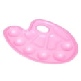 Uxcell 10 Wells Paint Tray Palette Painting Pallet Holder Oval with ...