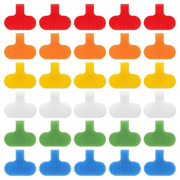 CZQ Cable Labels, Multi Color Write On Cord/Wire Labels, Cable Tags and ...