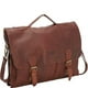 Sharo Soft Leather Laptop Messenger Bag and Brief Extra Wide for 17" Laptop - Walmart.com
