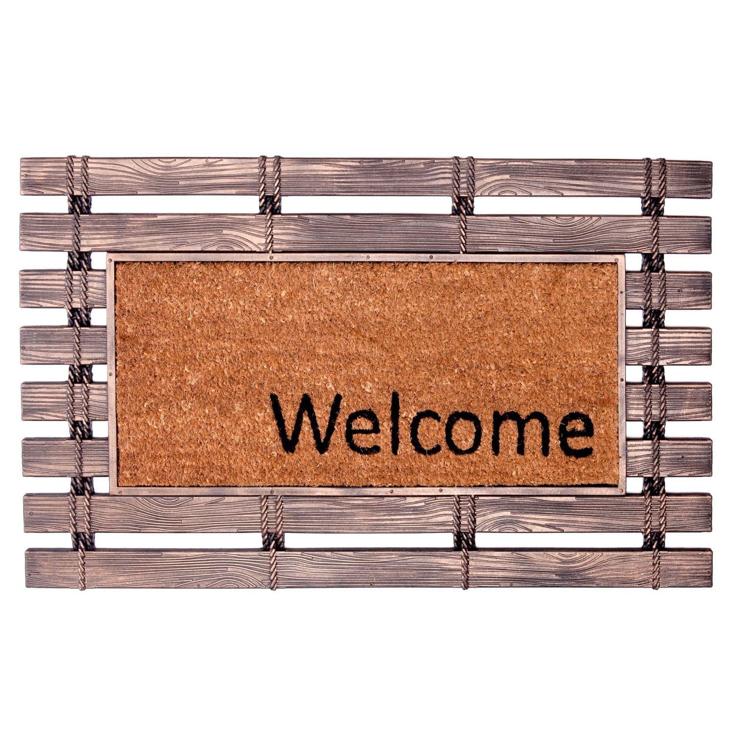 Click here for Ih Casadécor Welcome Rubber Fence With Coir Door M... prices