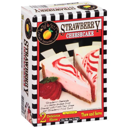 Atlanta Cheesecake Company Strawberry Cheesecake, 2 count - Walmart.com ...
