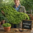 Artificial Moss Mat, Realistic Green Fake Moss Roll for Crafts, Gardens ...