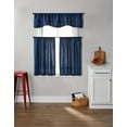Better Homes And Gardens Navy Gingham Light Filtering Rod Pocket 3pc