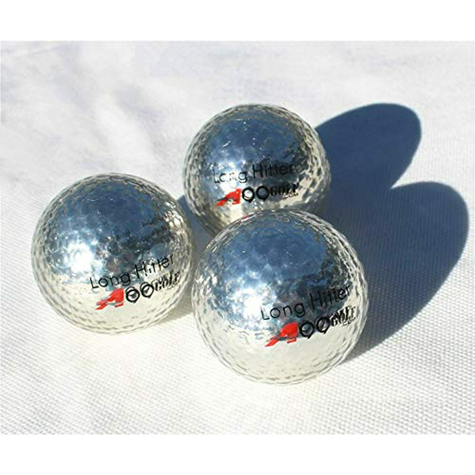 Click here for A99 Golf Metallic Balls Silver 3pcs Shiny High Vis... prices