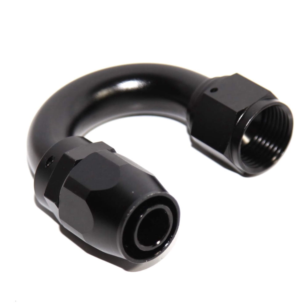 180 Degree Swivel Oil/Fuel/Gas Line Hose End Fitting Adapter (AN12 ...