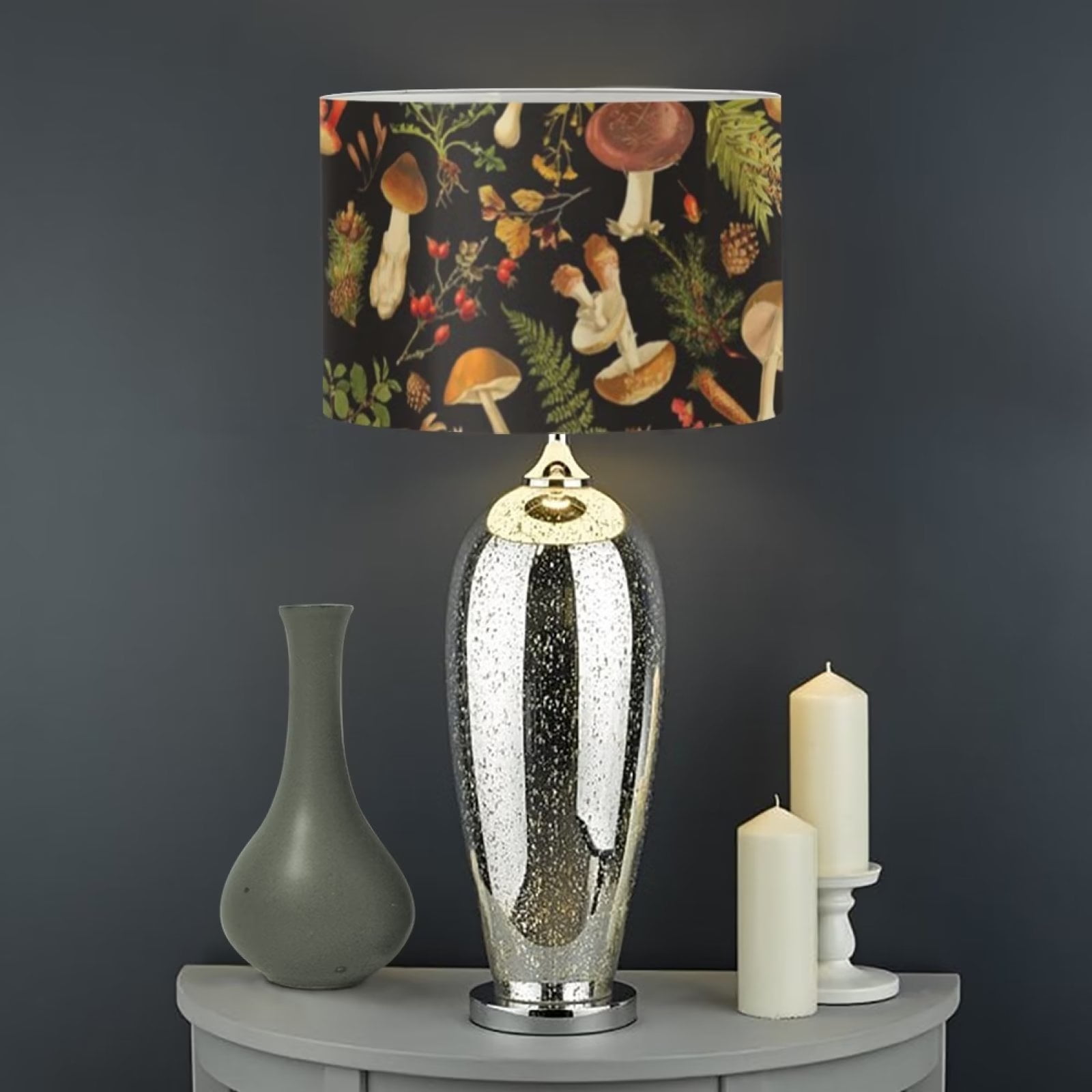NETILGEN Drum Lampshade Cylinder Lamp Shade for Bedroom, Well ...