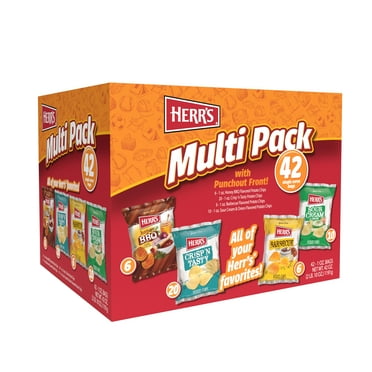 Herr's Mixed Size Snacks Variety Pack, 42 count, 40 oz - Walmart.com