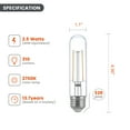 Better Homes & Gardens T9 LED Tubular Light Bulb 3.5W Daylight E26 ...